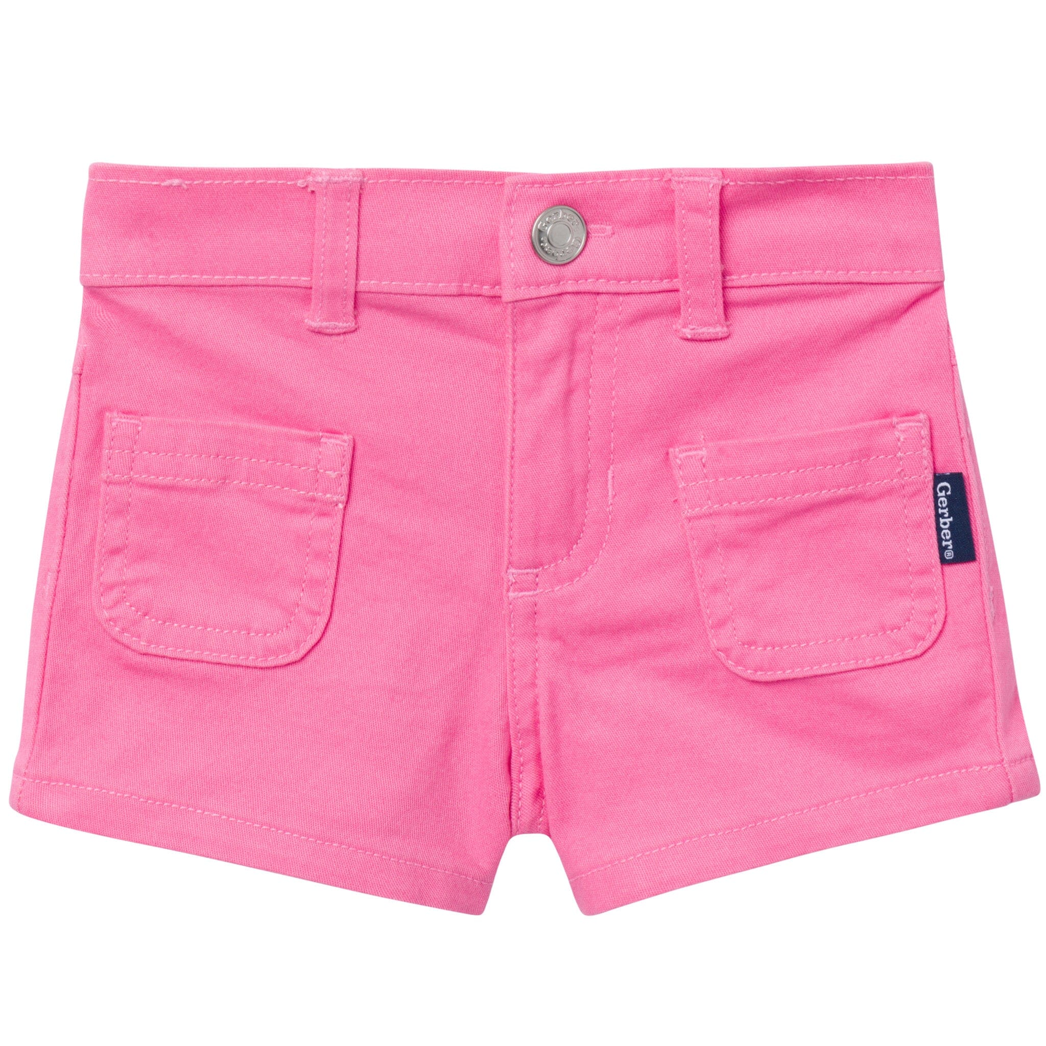 Baby & Toddler Girls Pink Twill Shorts – Gerber Childrenswear