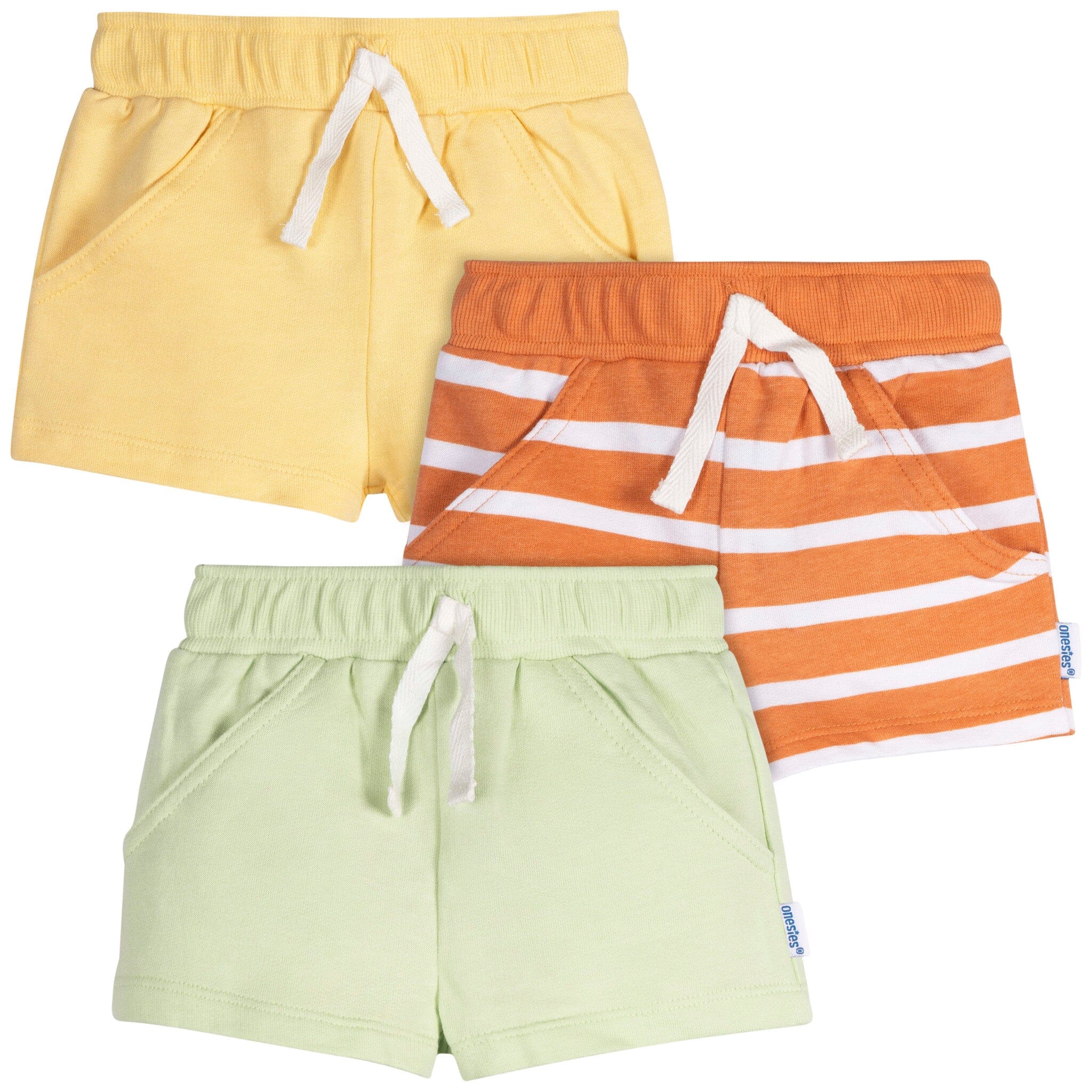3-Pack Baby Neutral Stripes Shorts – Gerber Childrenswear