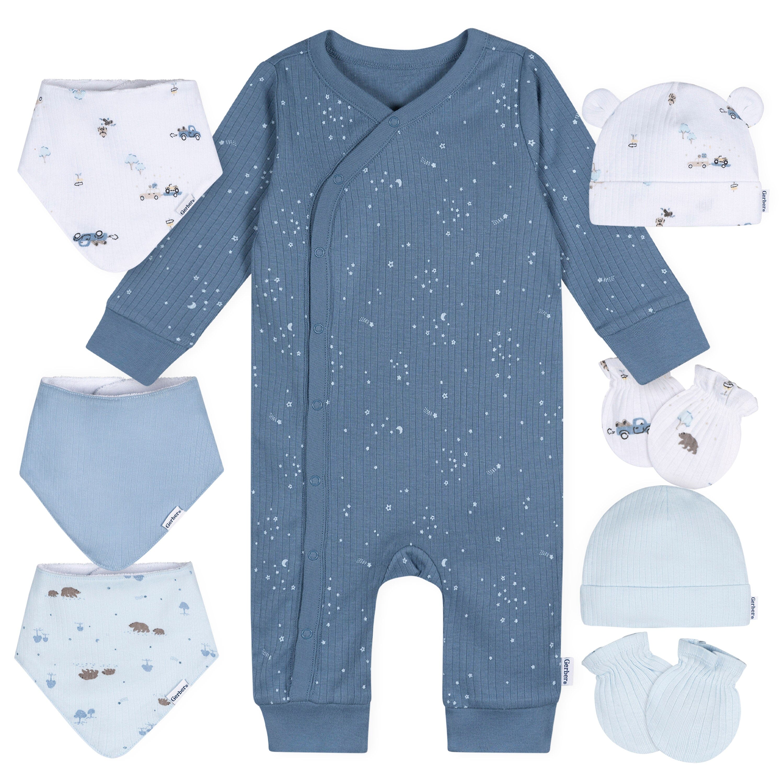 8-Piece Baby Boy Road Trip Baby Basics Gift Set – Gerber Childrenswear