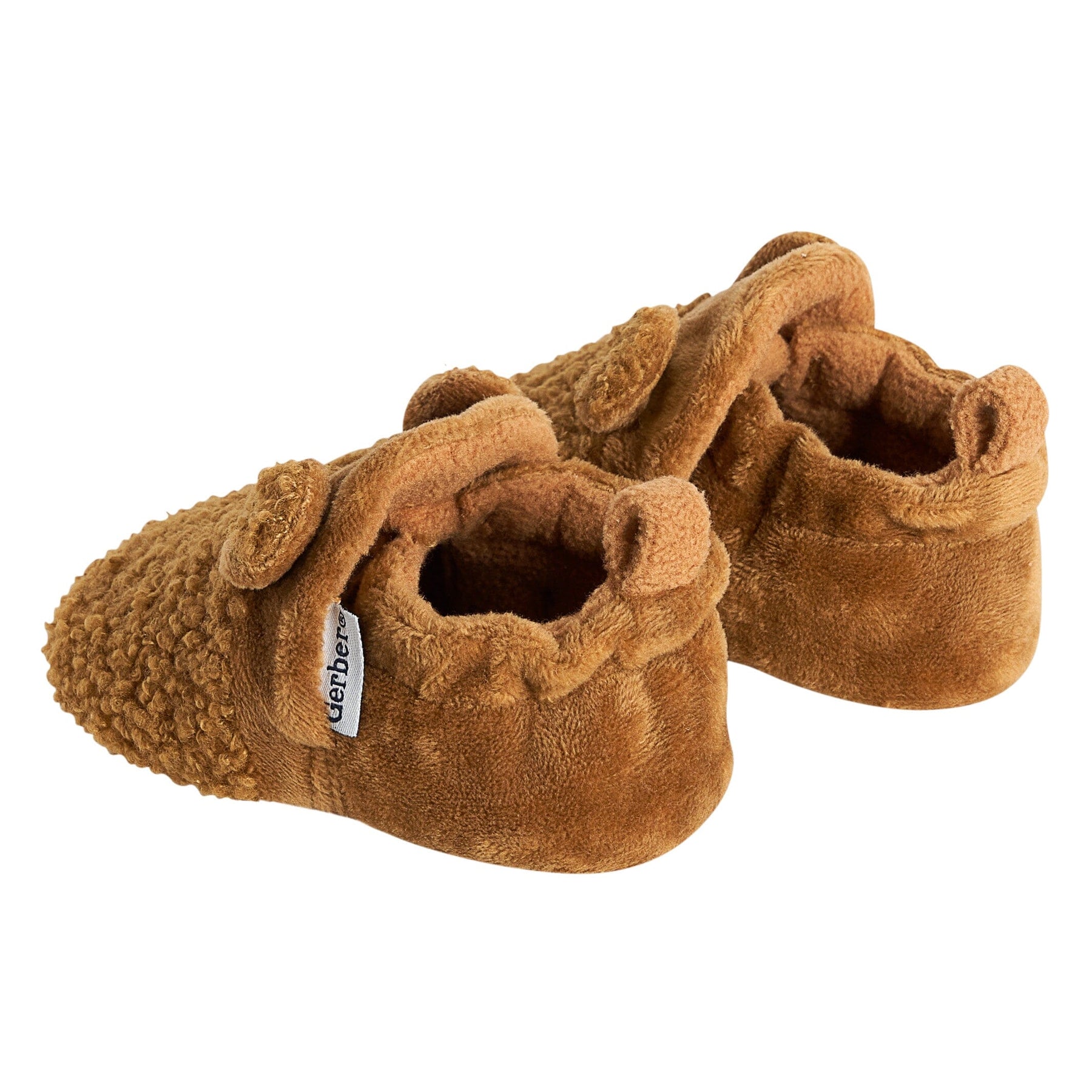 Baby Neutral Brown Sherpa Booties – Gerber Childrenswear