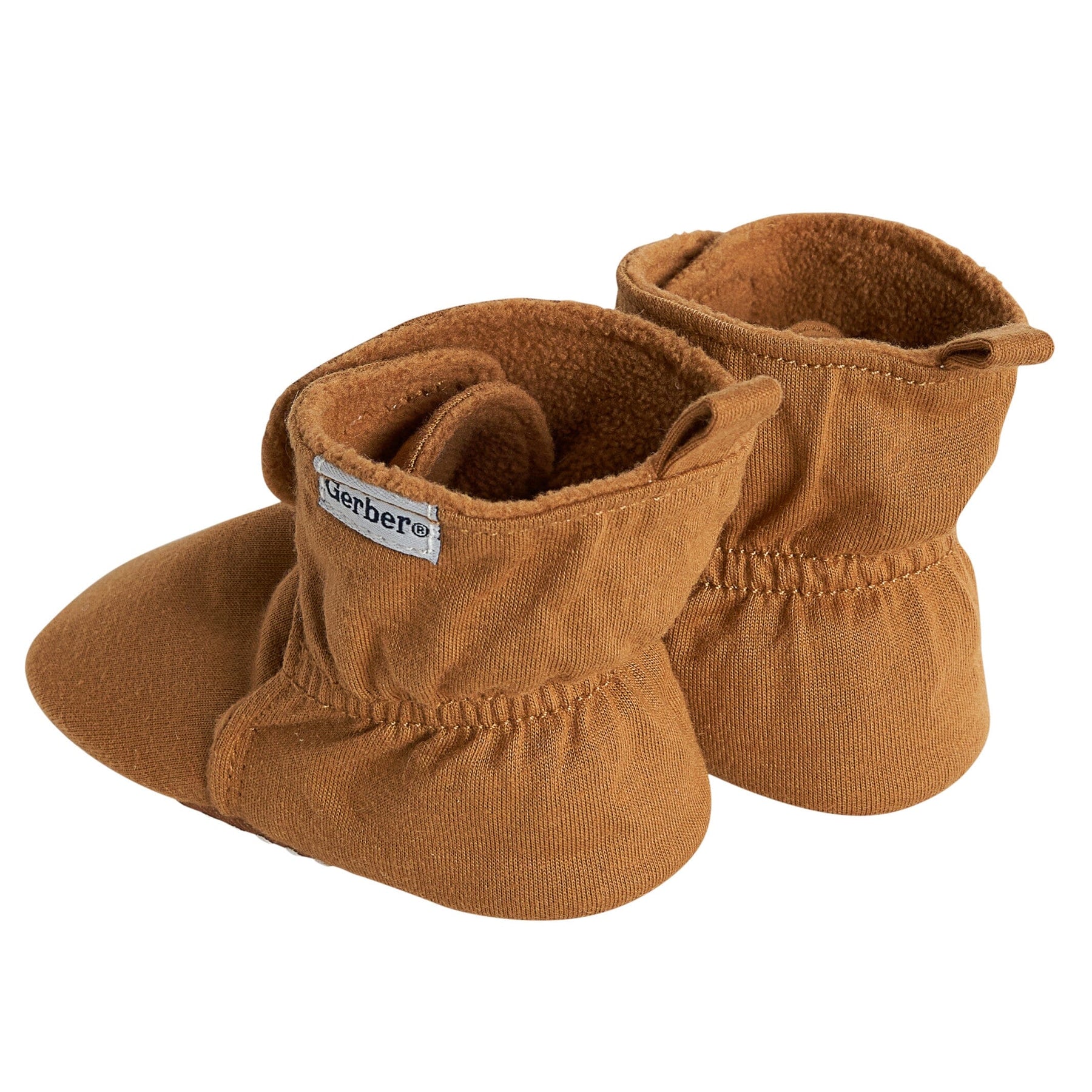 Baby Neutral Brown Soft Booties – Gerber Childrenswear