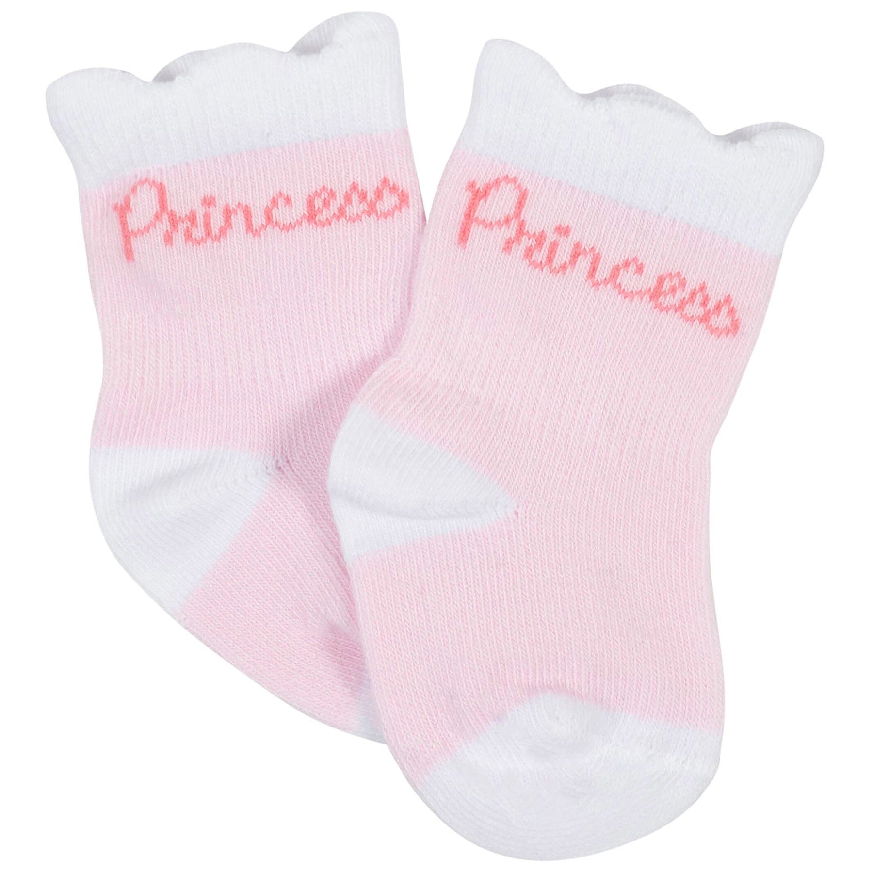 12-Pack Baby Girls Love, Floral, & Fairy Tale Wiggle-Proof™ Socks ...