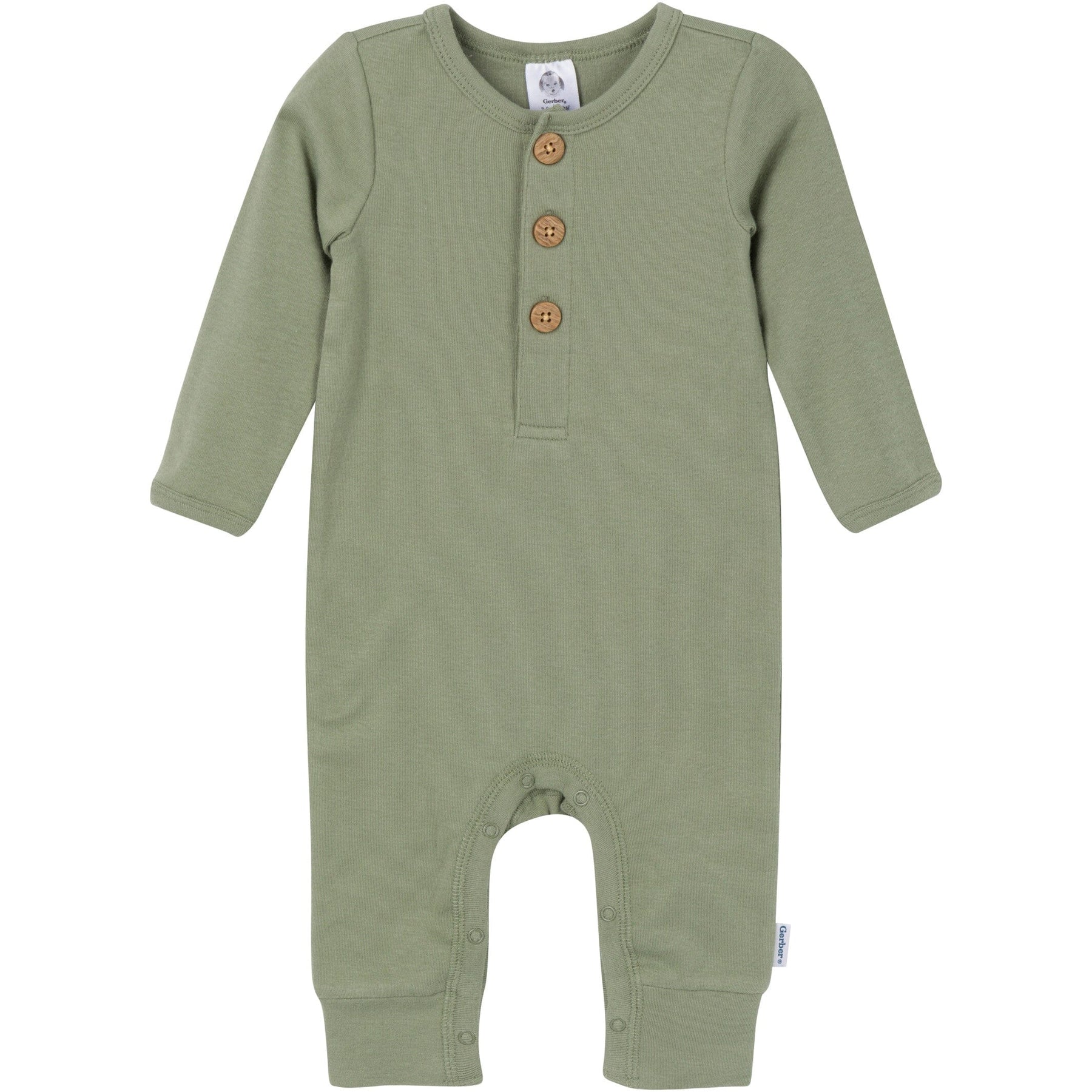2-Pack Baby Boys Rust & Olive Rompers – Gerber Childrenswear