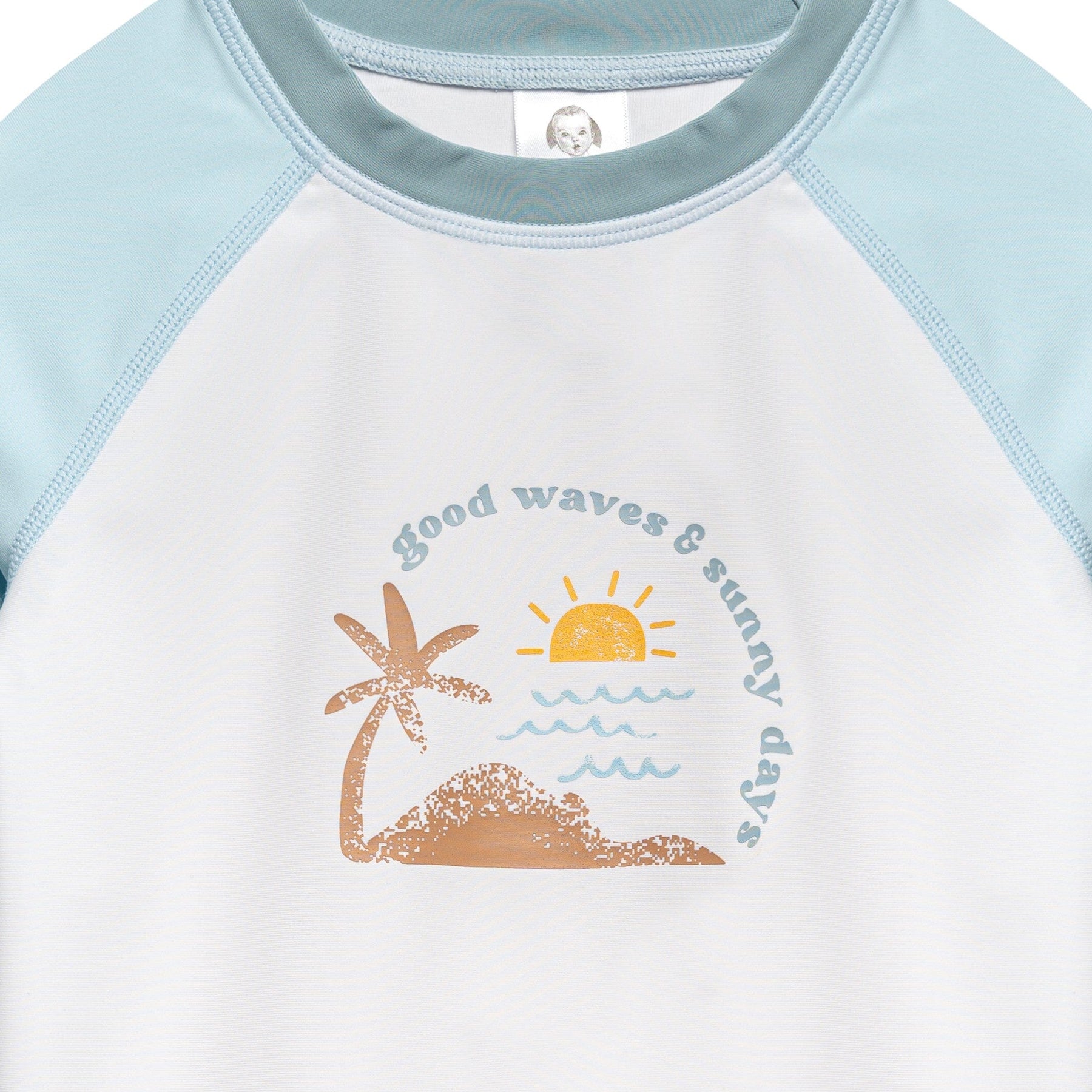 2-Piece Baby & Toddler Boys UPF 50+ Surf Rash Guard & Swim Trunks Set ...