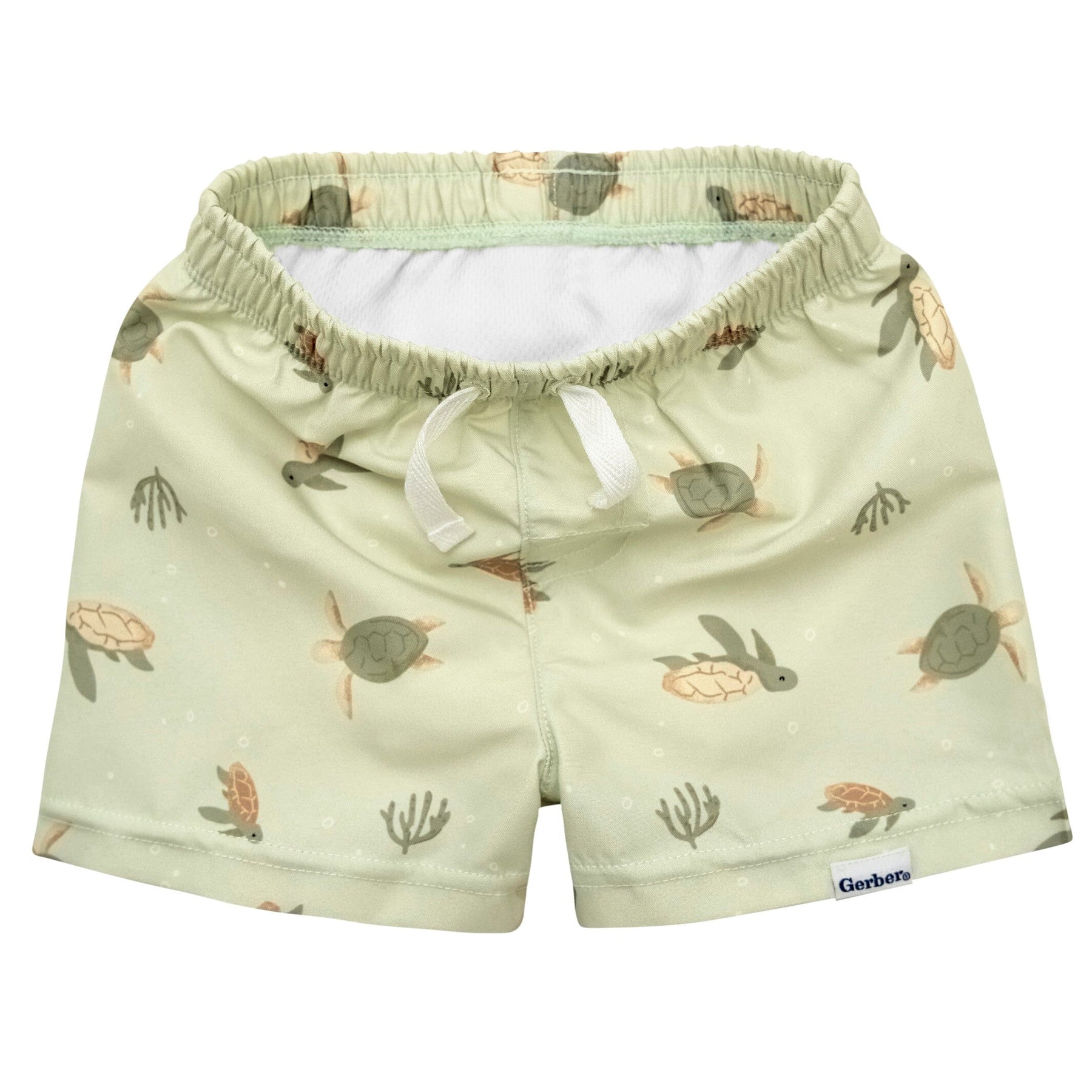 2-Piece Baby & Toddler Boys UPF 50+ Turtles Rash Guard & Swim Trunks S ...