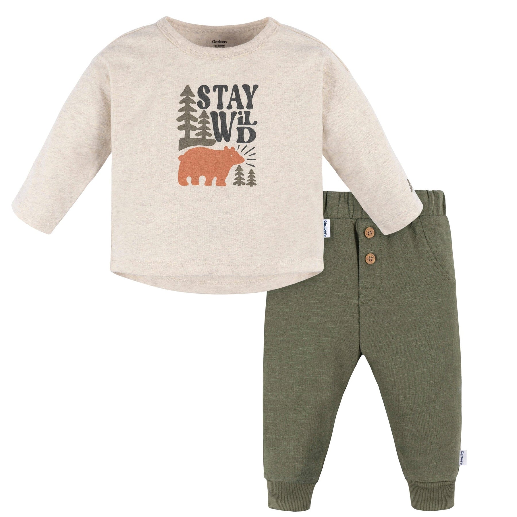 2-Piece Baby Boys Wild Top & Joggers Set – Gerber Childrenswear