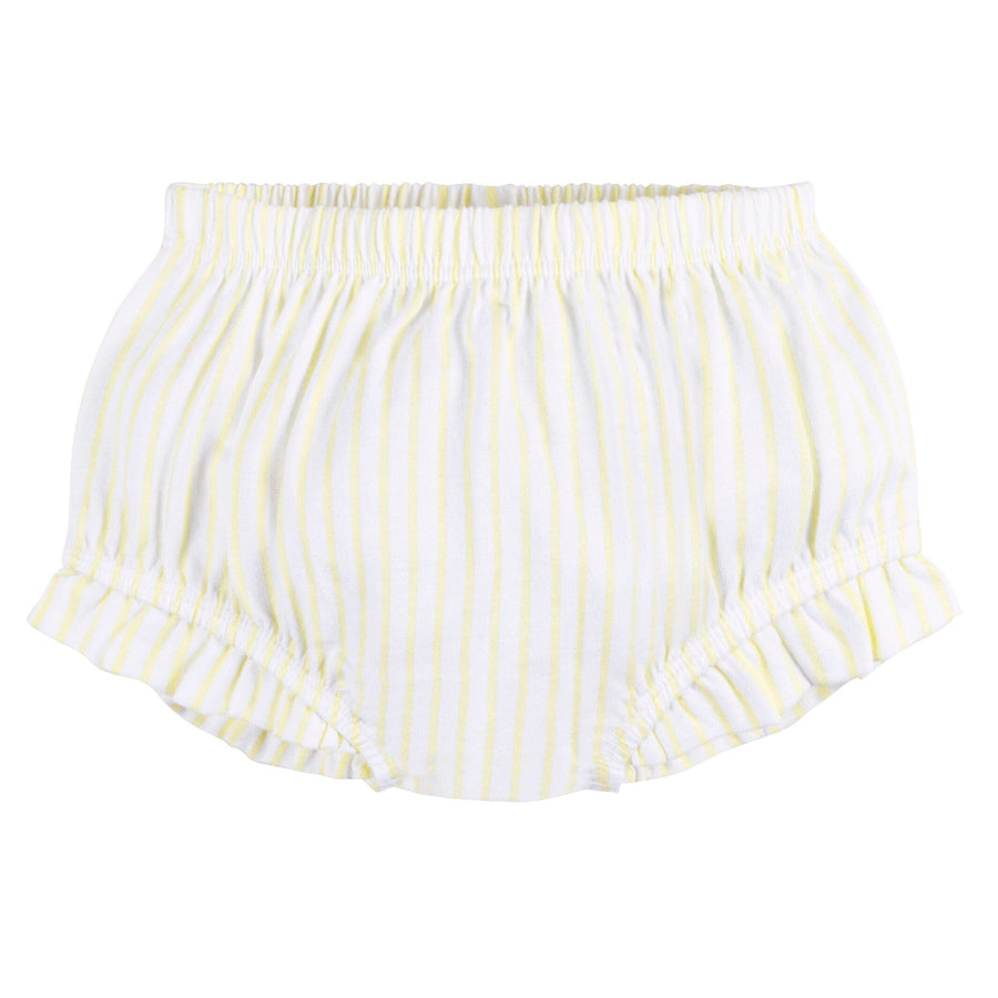 2-Piece Baby Girls Yellow Stripe Tank Top & Diaper Cover Set – Gerber ...