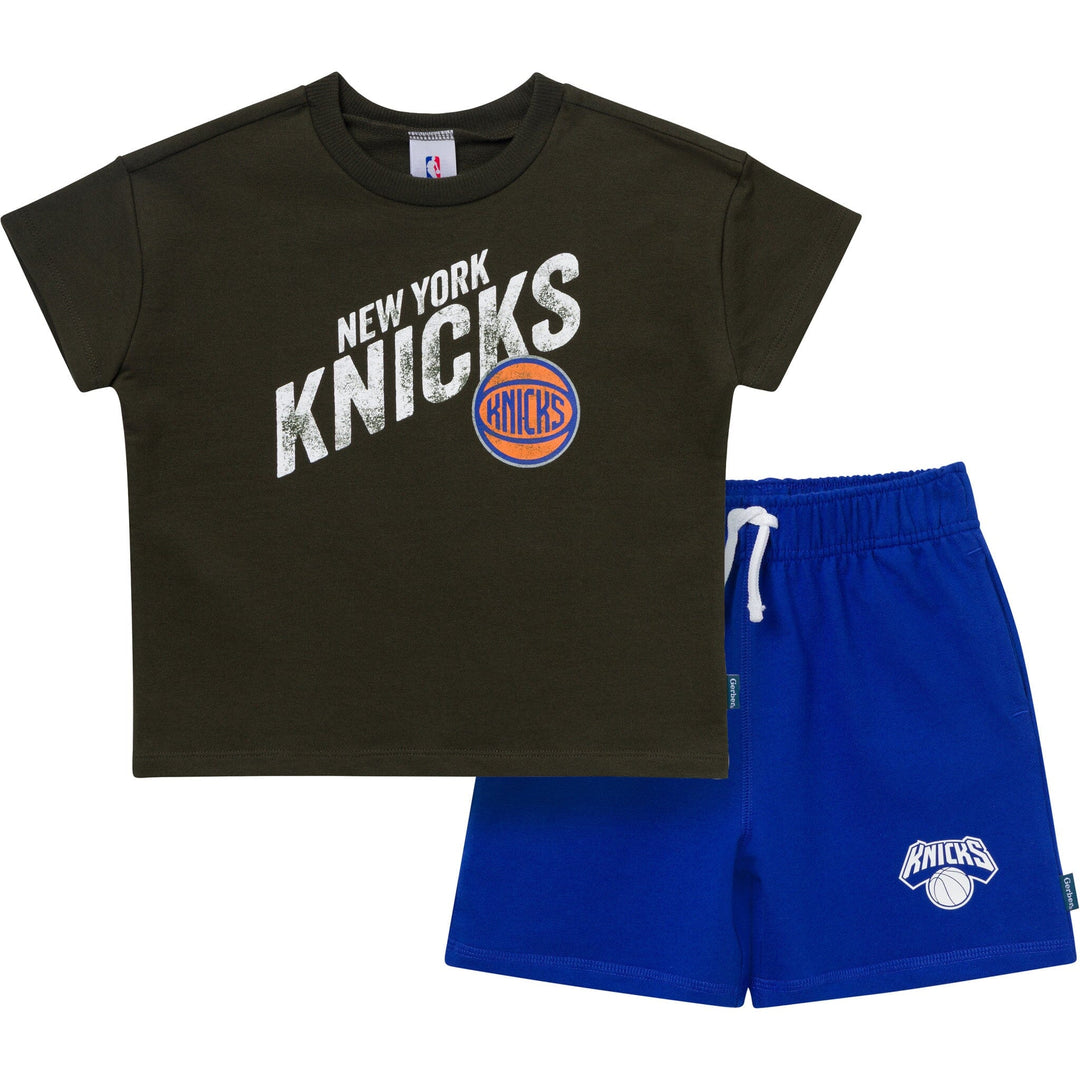2-Piece Infant & Toddler Boys New York Knicks T-Shirt & Shorts Set – Gerber Childrenswear