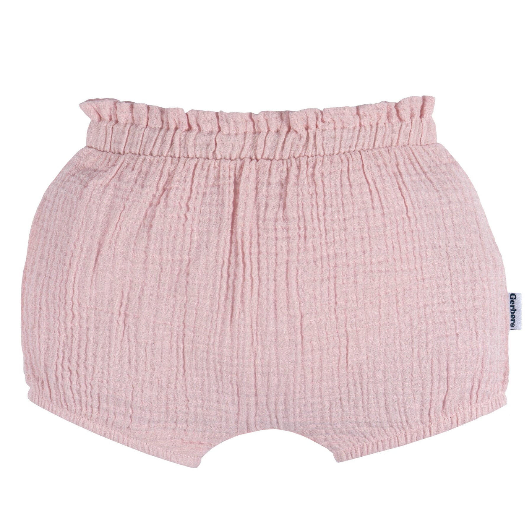 3-Pack Baby Girls Pink, Navy, & Olive Gauze Bubble Shorts – Gerber ...