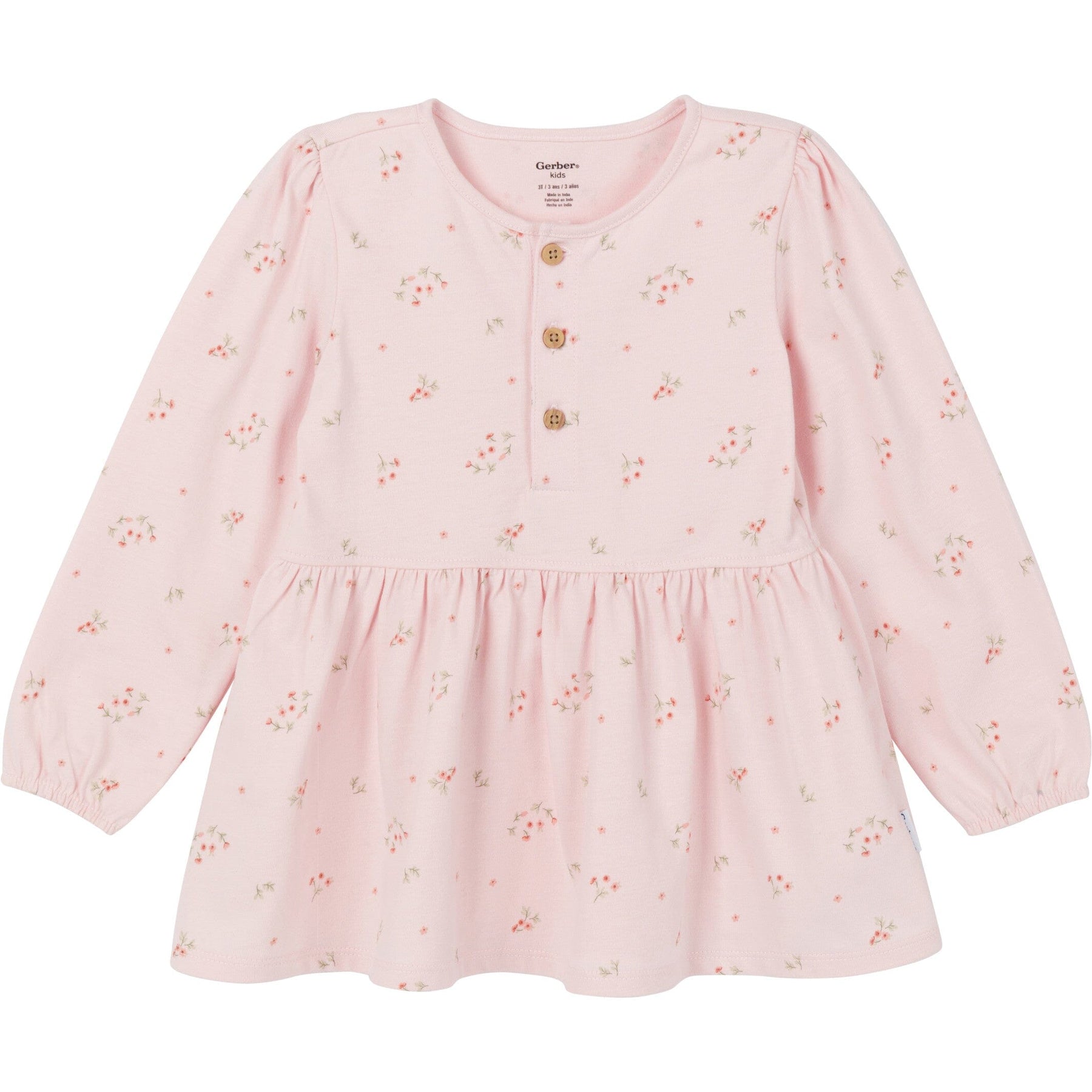 3-Piece Toddler Girls Pink Tunics and Leggings – Gerber Childrenswear