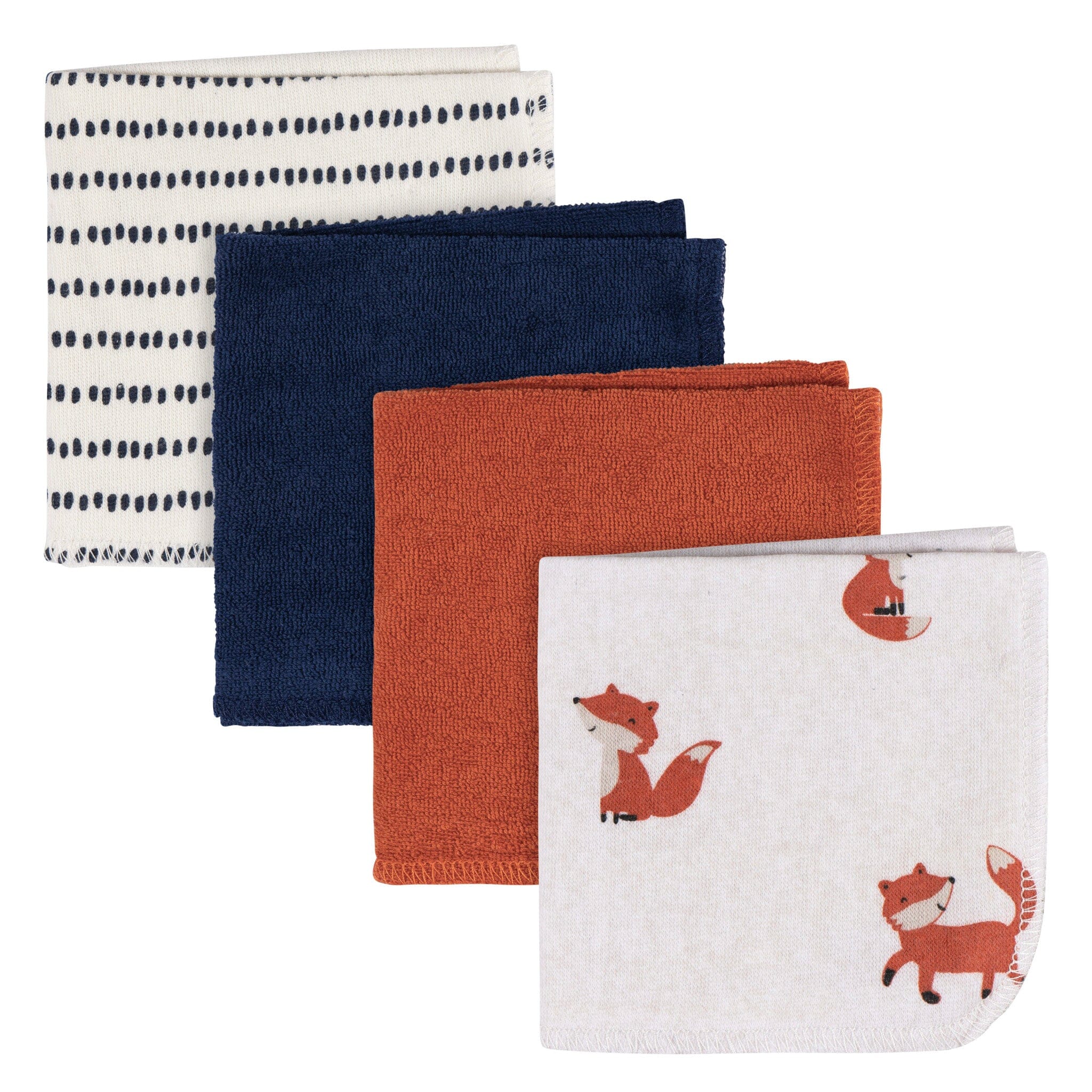 4-Pack Baby Boys Fox Terry Washcloths – Gerber Childrenswear