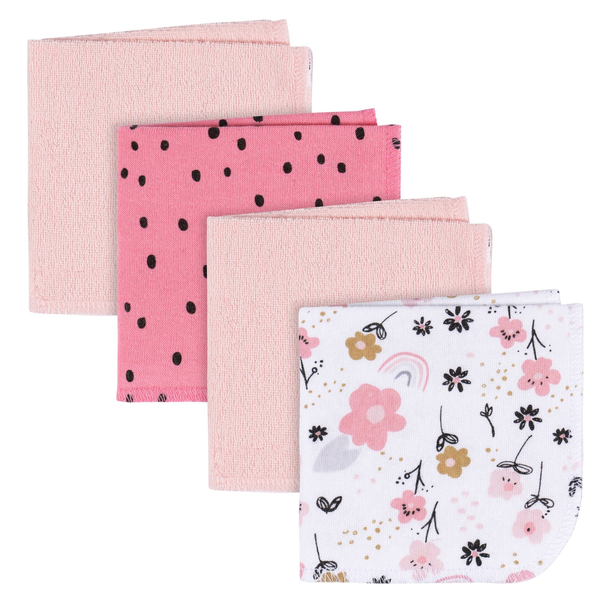 4-Pack Baby Girls Bear Terry Washcloths – Gerber Childrenswear