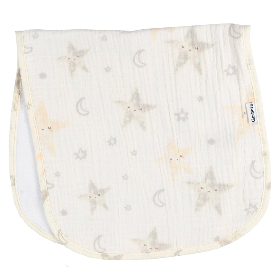 5-Pack Baby Neutral Stars Muslin Burp Cloths – Gerber Childrenswear