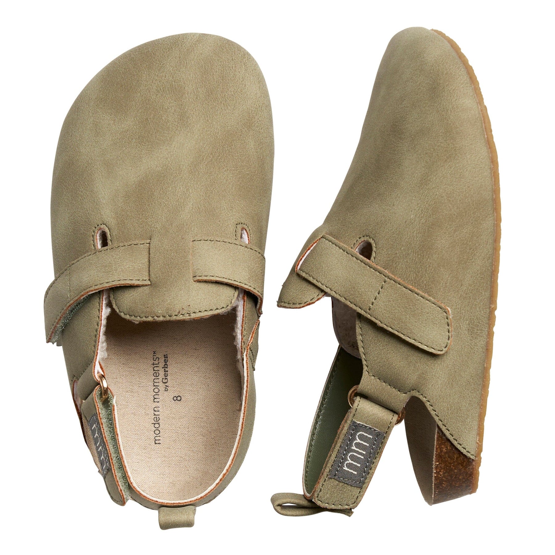 Infant & Toddler Neutral Dark Green Clog With Strap – Gerber Childrenswear