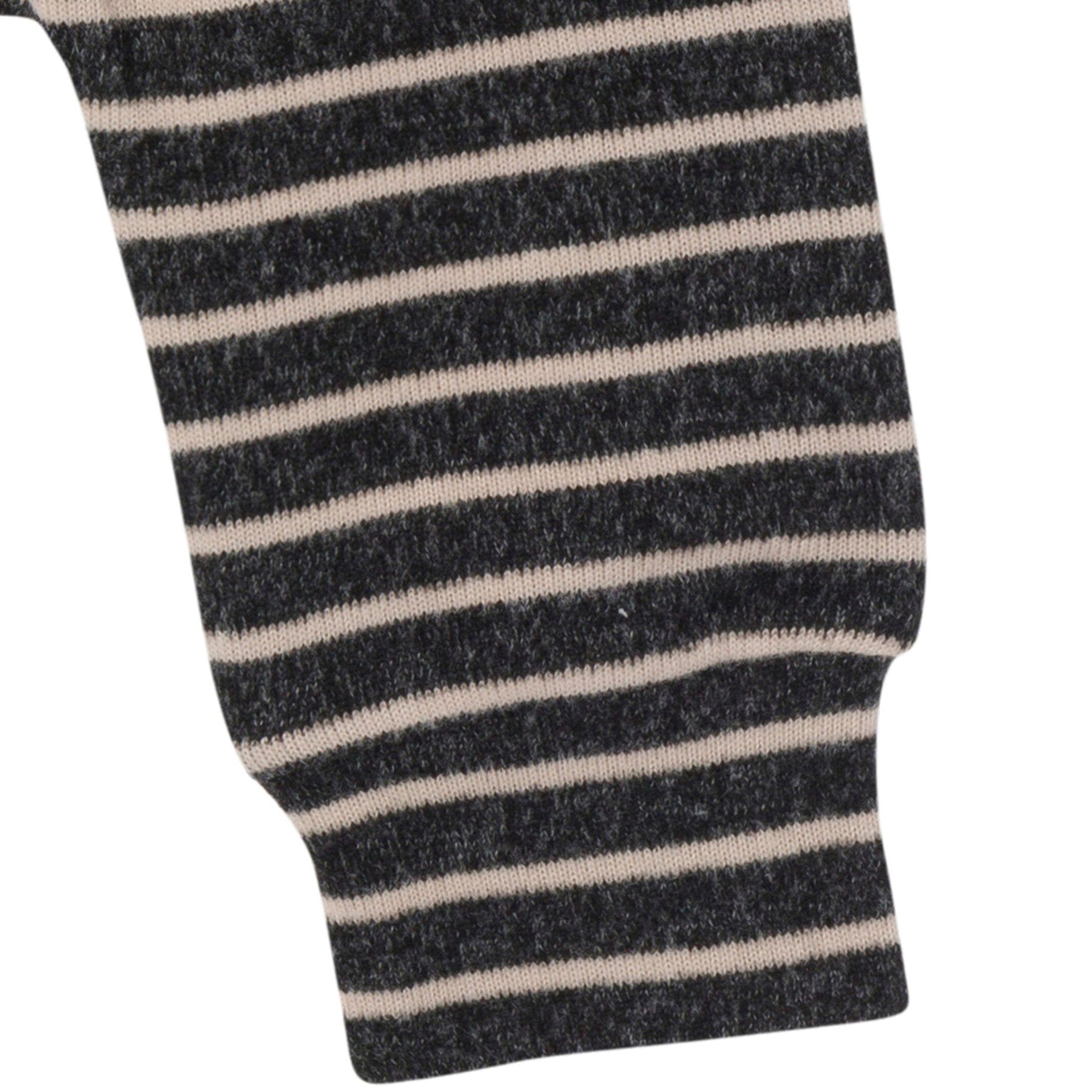 2-Piece Baby Boys Dark Grey Heather Stripe Hacci Hoodie and Jogger Pan ...