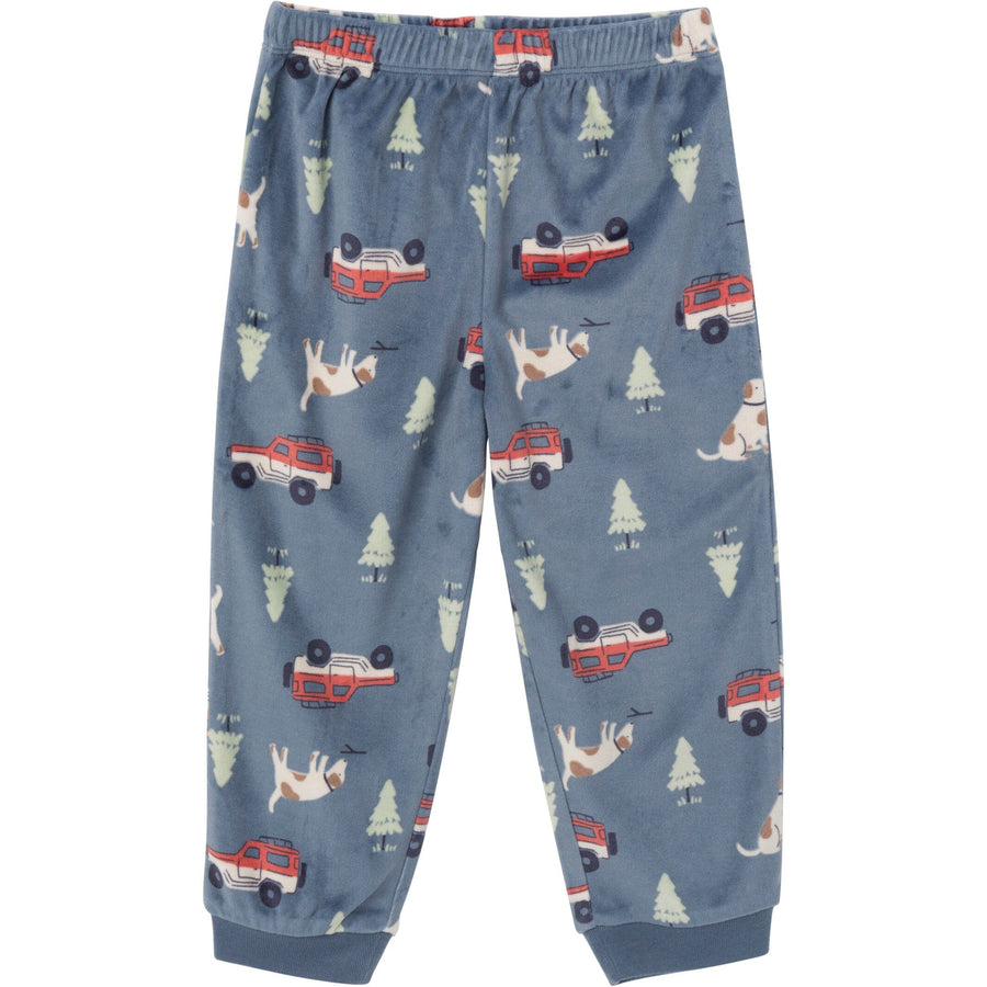 2-Piece Infant & Toddler Boys Dark Blue Camp Fleece Pajama Set – Gerber ...