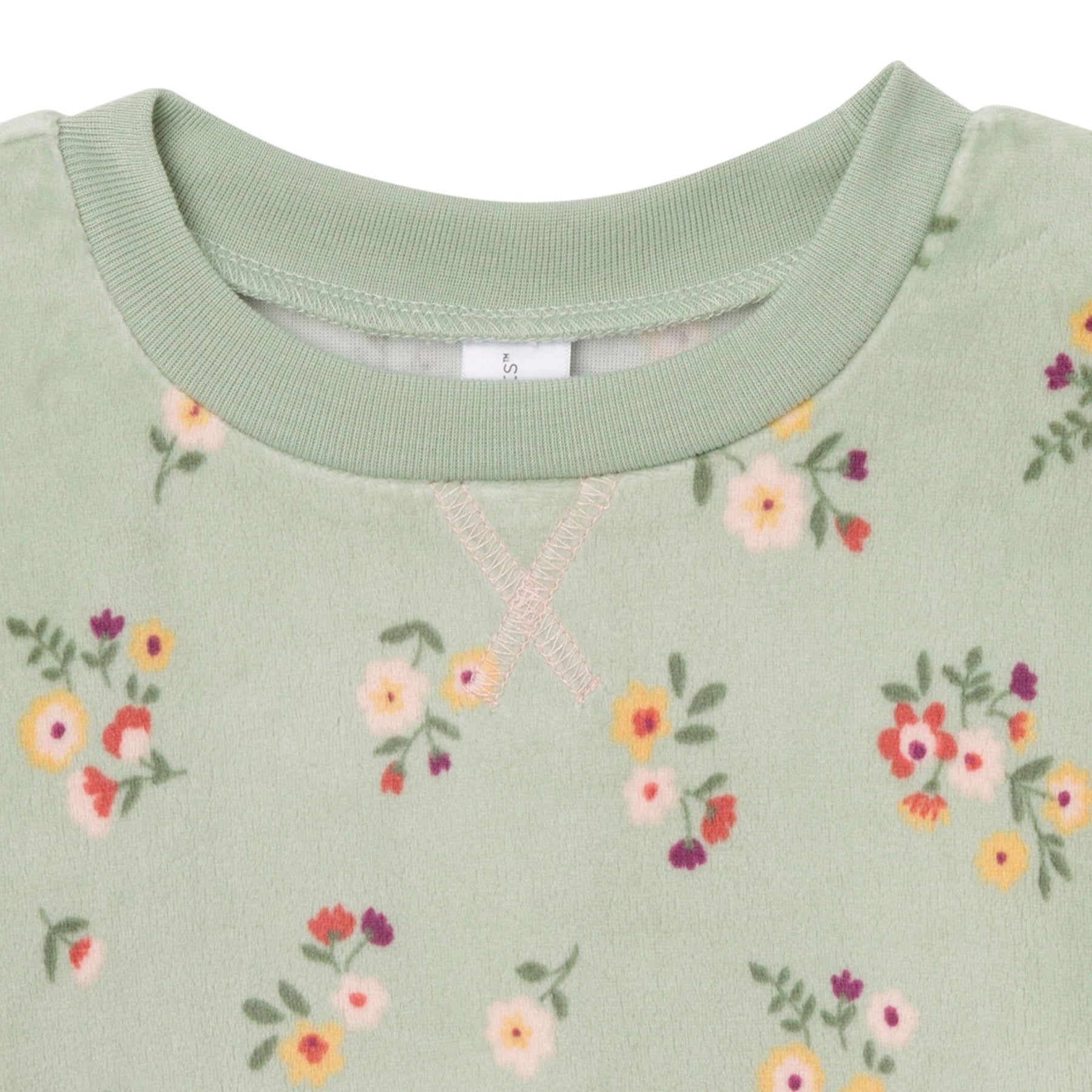 2-Piece Infant & Toddler Girls Green Flower Fleece Pajama Set – Gerber ...