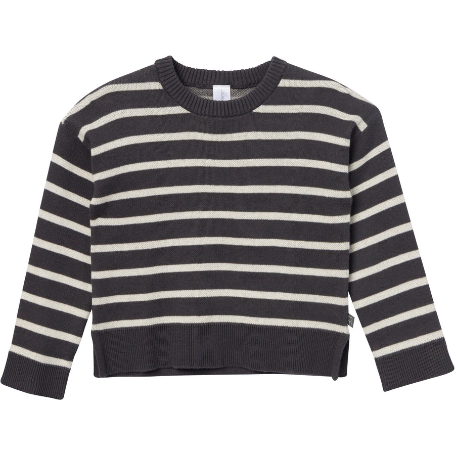 2-Piece Infant & Toddler Girls Ivory Stripe Jacquard Sweater Set ...