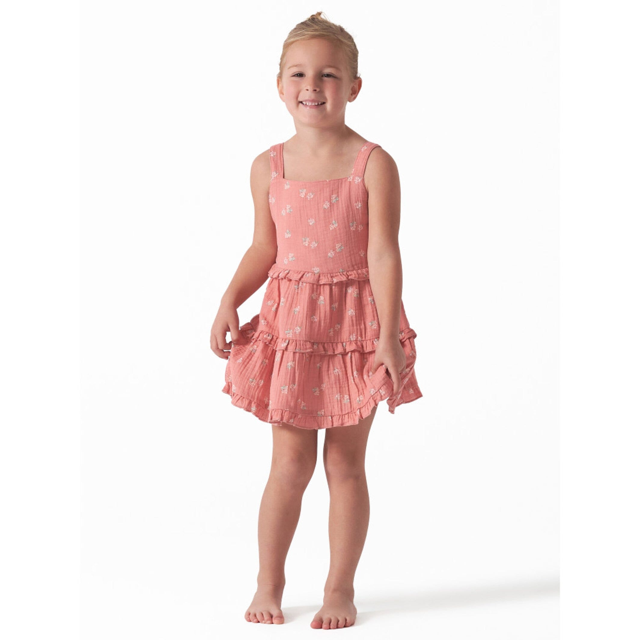 Infant & Toddler Girls Pink Raspberries Tiered Dress – Gerber Childrenswear