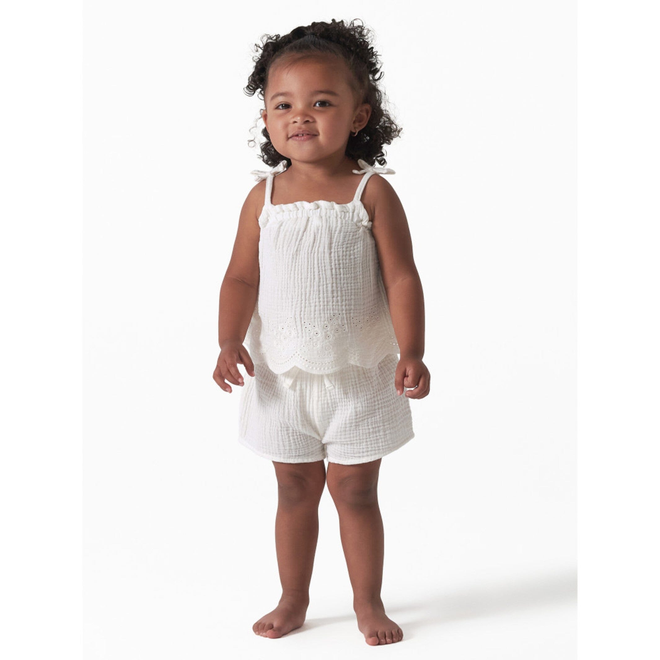 2-Piece Infant & Toddler Girls Ivory Top & Short Set – Gerber Childrenswear