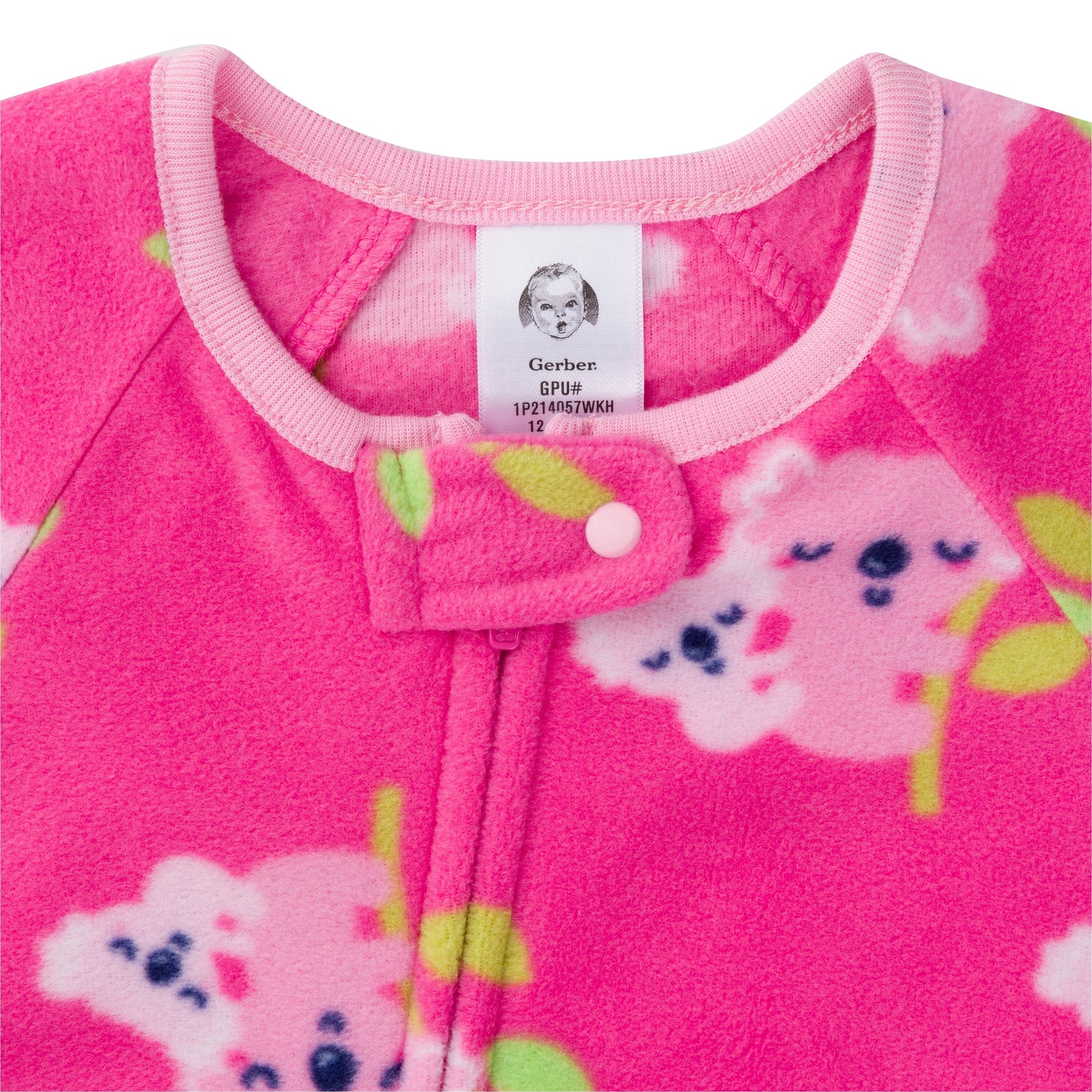 Baby Girls Koala Fleece Pajamas – Gerber Childrenswear
