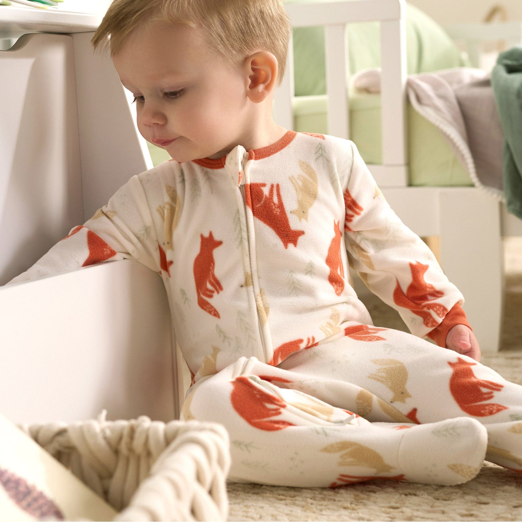 Baby & Toddler Boys Fox Footed Fleece Pajamas – Gerber Childrenswear