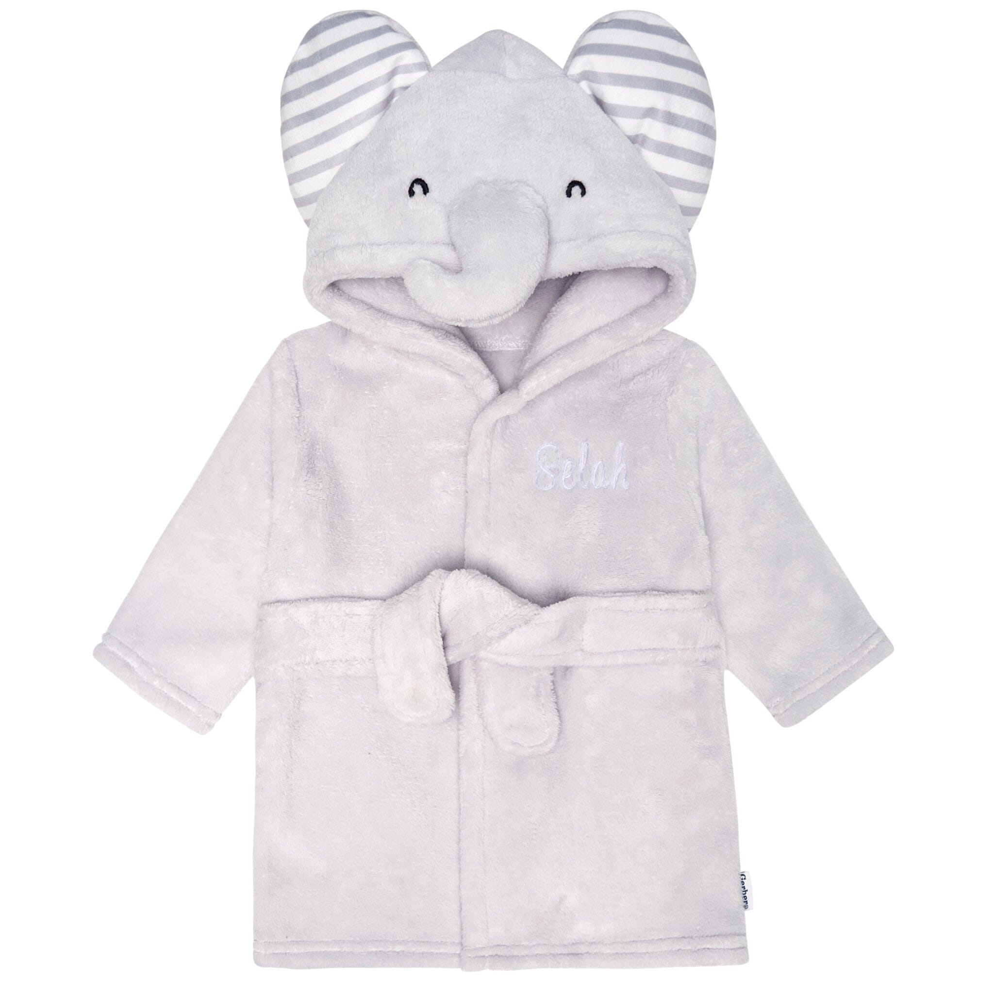 Embroidered Baby Neutral Elephant Robe – Gerber Childrenswear