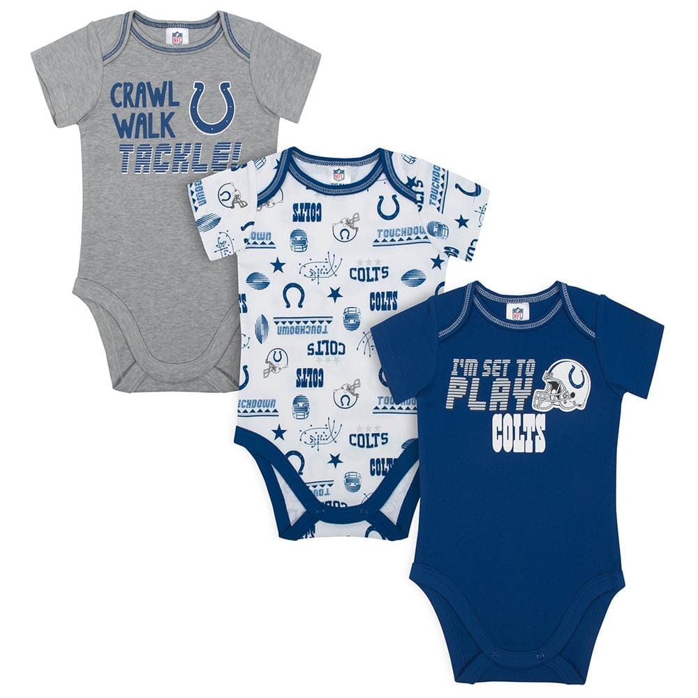 Colts Baby Boys 3-Pack Short Sleeve Bodysuit – Gerber Childrenswear