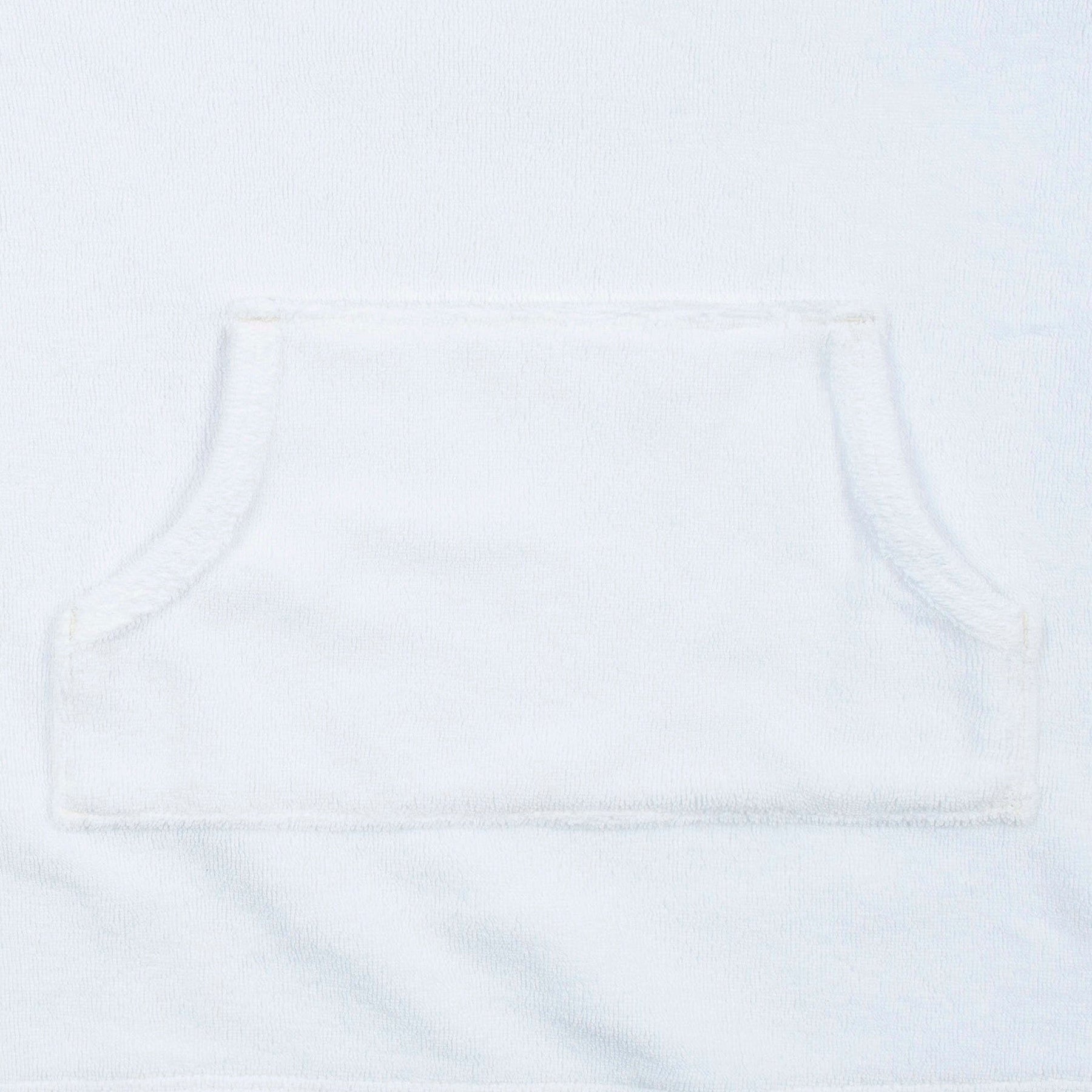 Baby & Toddler Girls White Hooded Kangaroo Pocket Terry Coverup ...
