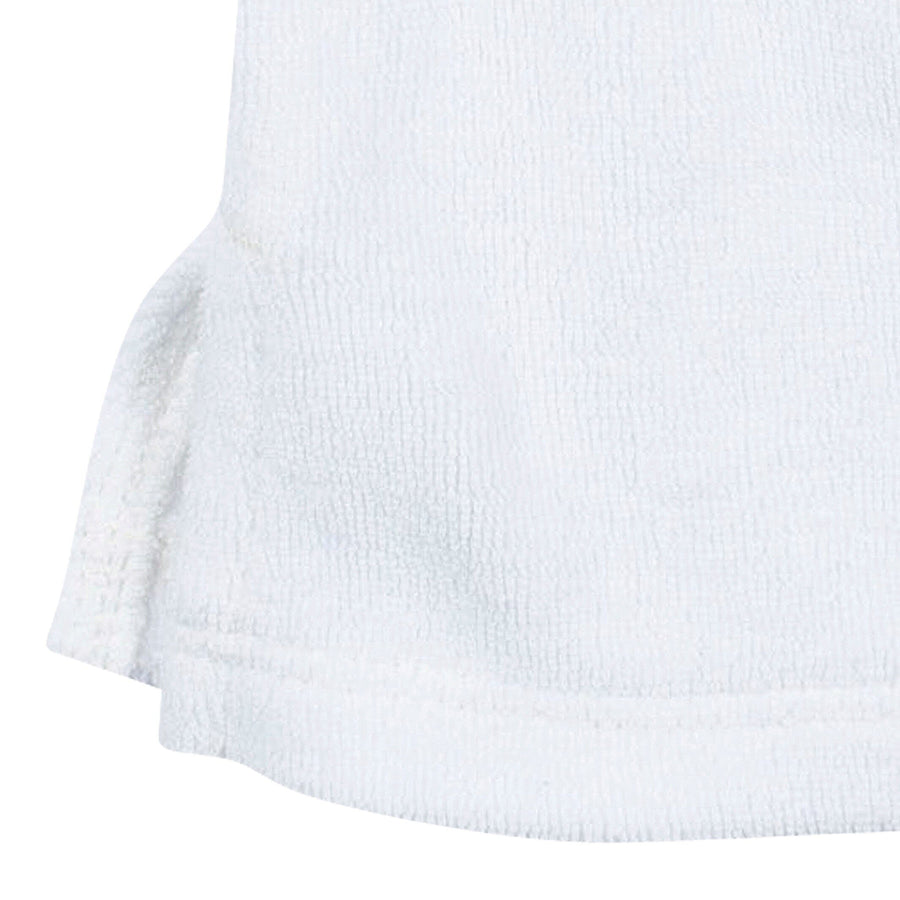 Baby & Toddler Girls White Hooded Kangaroo Pocket Terry Coverup ...
