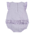 Baby Girls Purple Gauze Bubble Romper, Newborn – Gerber Childrenswear