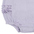 Baby Girls Purple Gauze Bubble Romper, Newborn – Gerber Childrenswear