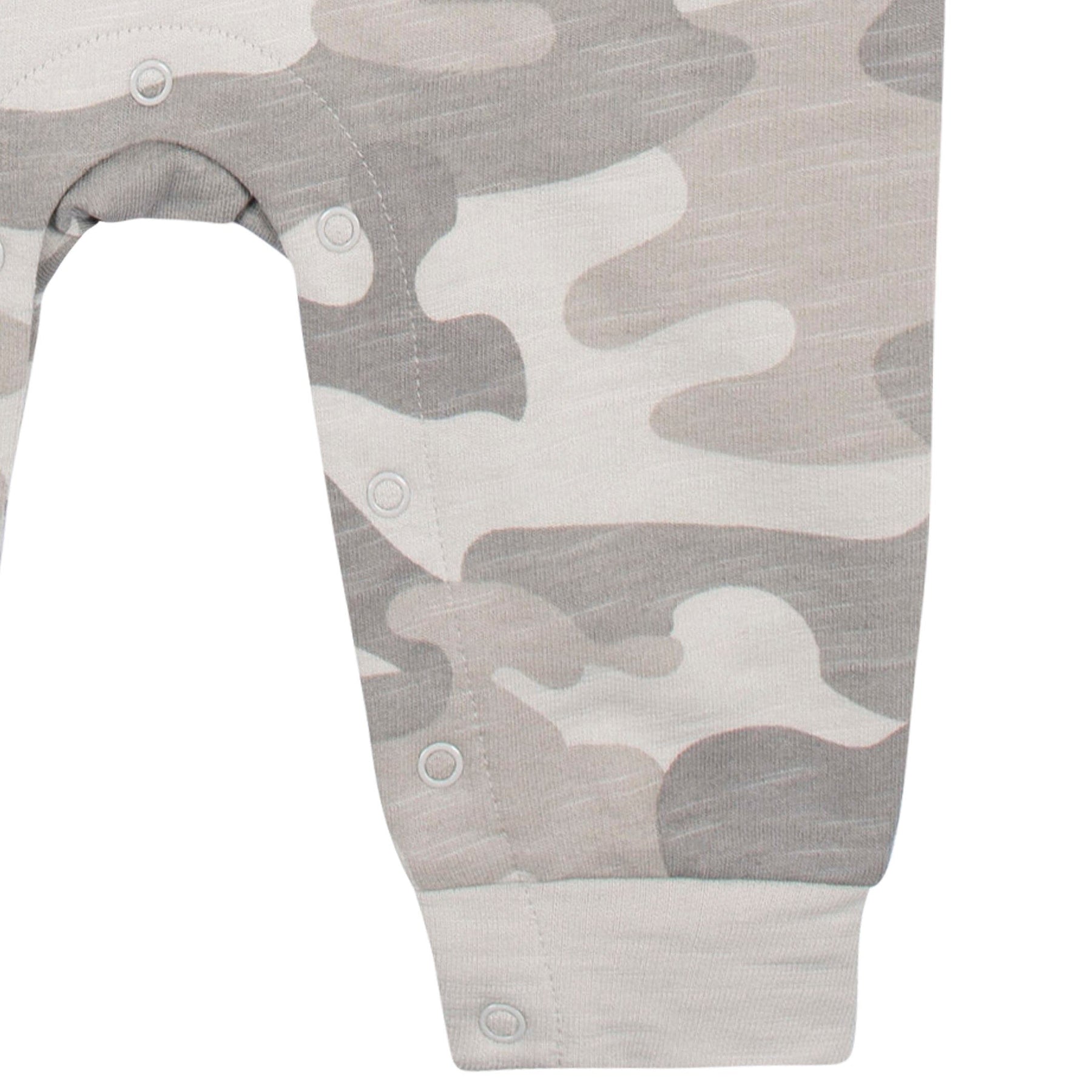 2-Pack Baby Boys Gray Camo & Yellow Raglan Sleeve Romper – Gerber ...