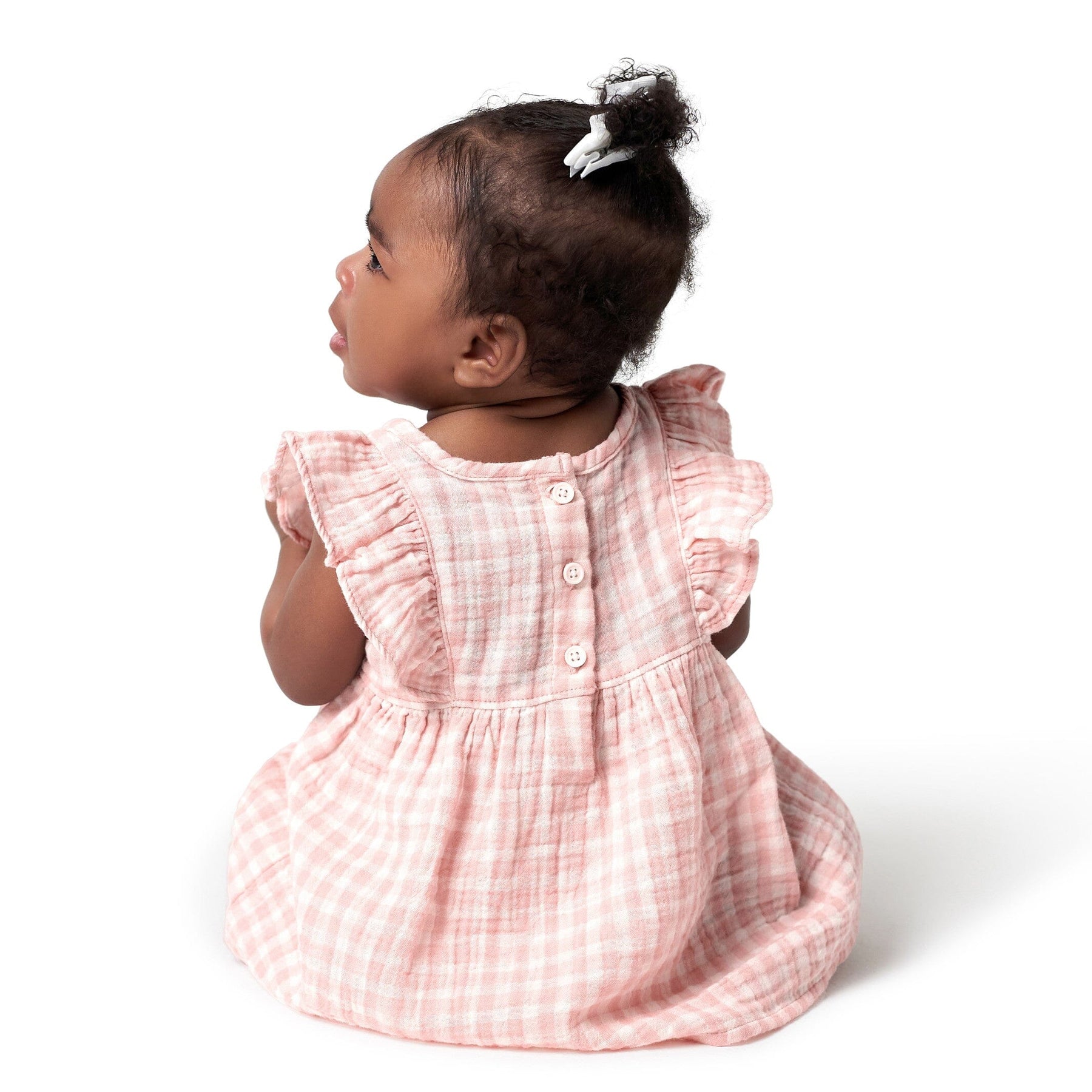 2-Piece Baby & Toddler Girls Gingham Gauze Dress & Diaper Cover Set – Gerber Childrenswear