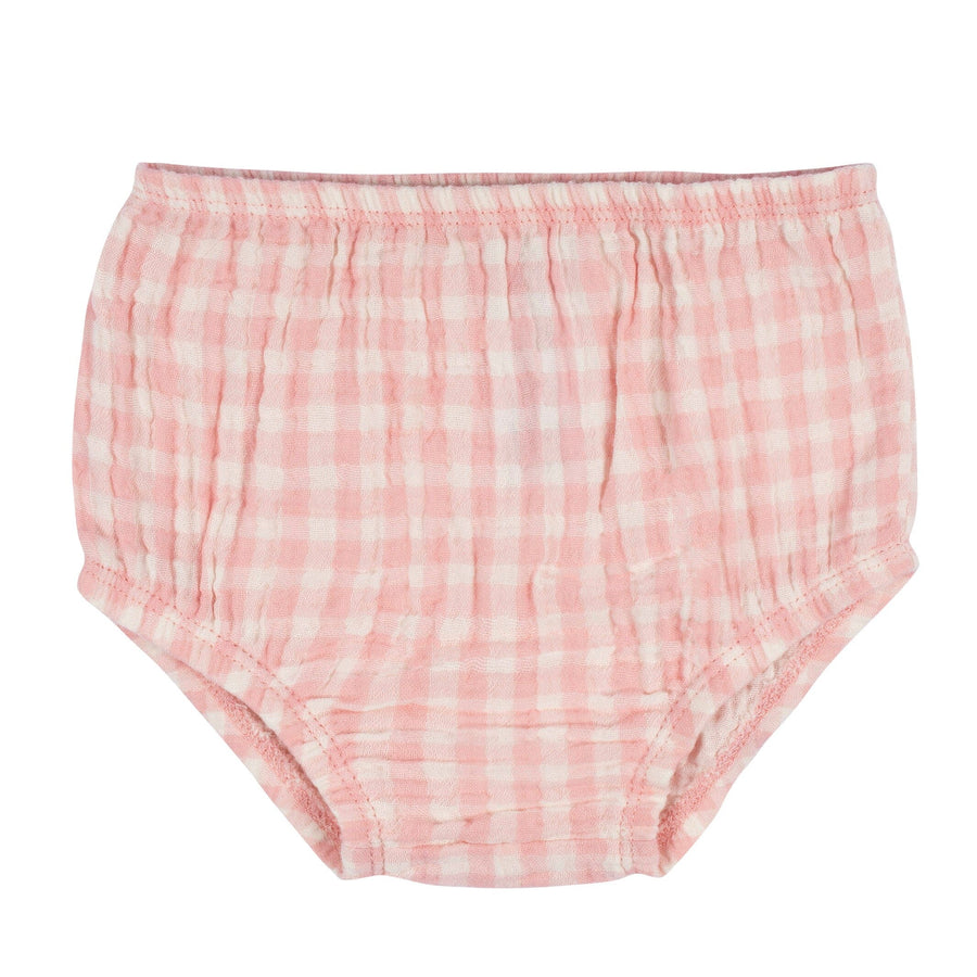 2-Piece Baby & Toddler Girls Gingham Gauze Dress & Diaper Cover Set – Gerber Childrenswear