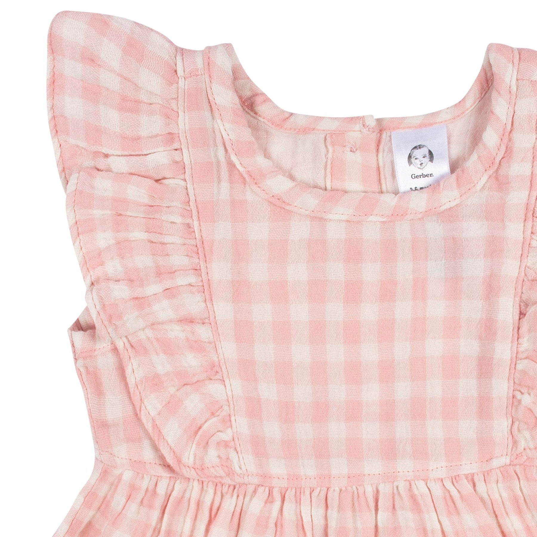 2-Piece Baby & Toddler Girls Gingham Gauze Dress & Diaper Cover Set – Gerber Childrenswear