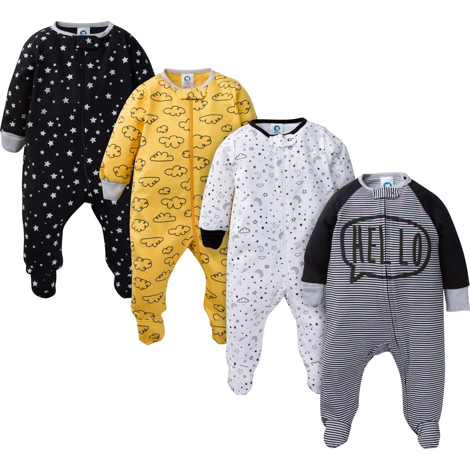 4-Pack Baby Boys Stars Sleep 'N Plays – Gerber Childrenswear