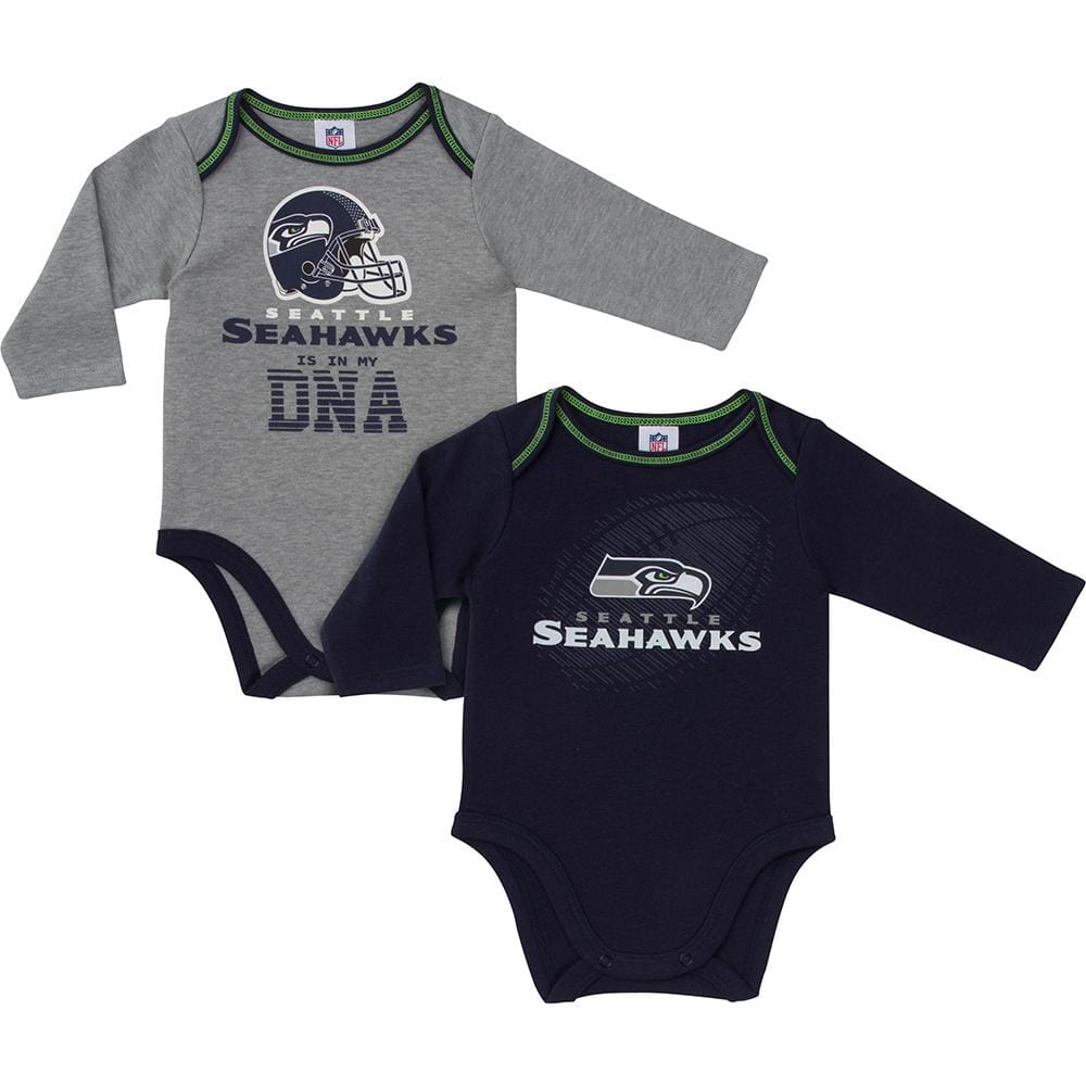 Seahawks Baby Boys 2-Pack Long Sleeve Bodysuit – Gerber Childrenswear