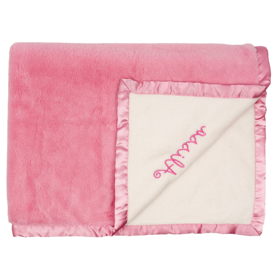 Embroidered Girls Light Pink Plush Blanket – Gerber Childrenswear