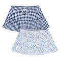 2-Pack Infant & Toddler Girls Blue Floral Skorts – Gerber Childrenswear