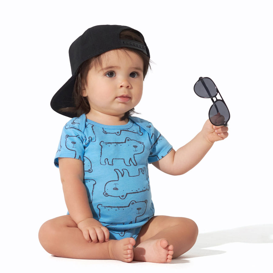8-Pack Baby Boys Unbearably Cute Short Sleeve Onesies® Bodysuits ...