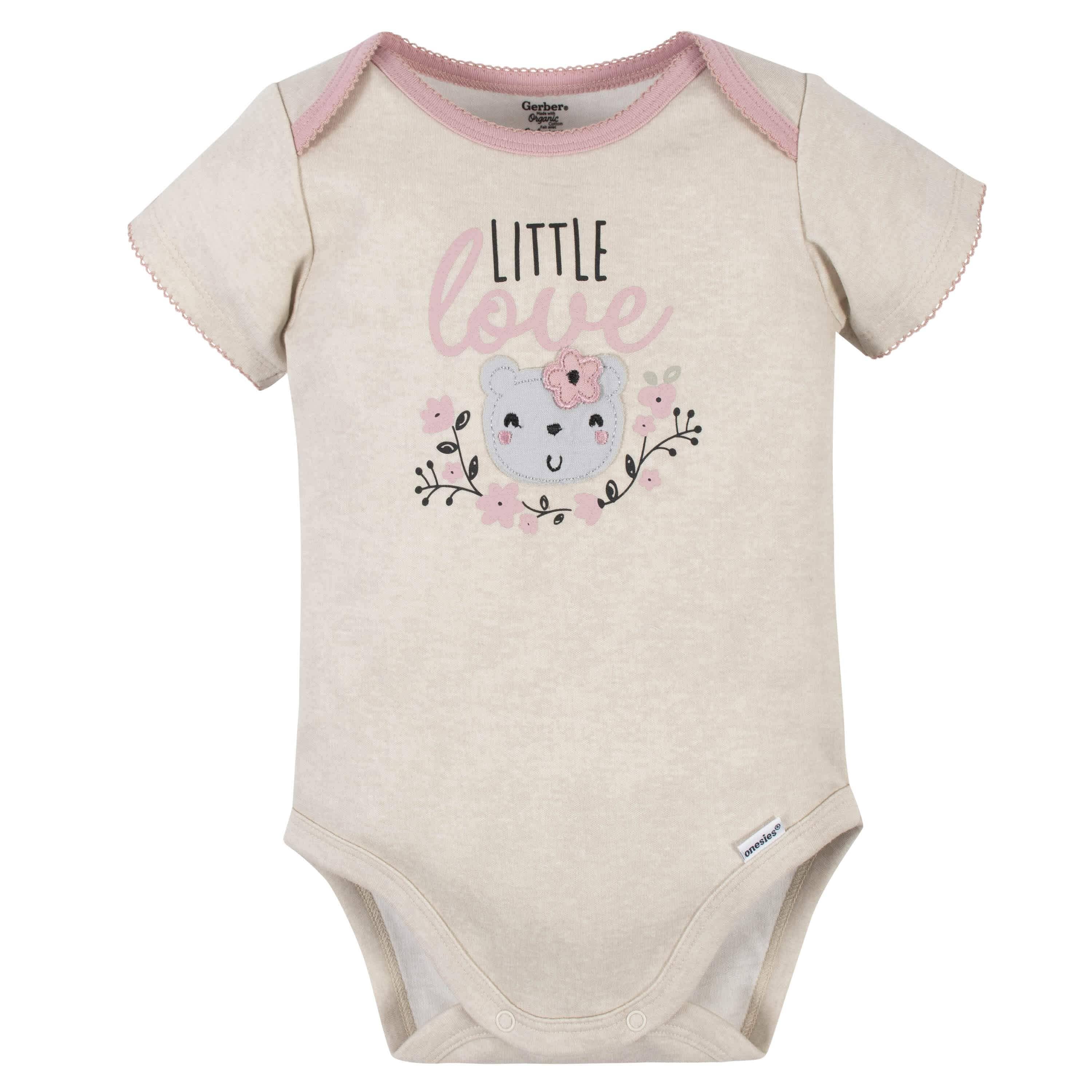 Gerber® Organic 4-Piece Baby Girls Flower Take-Me-Home Set – Gerber ...