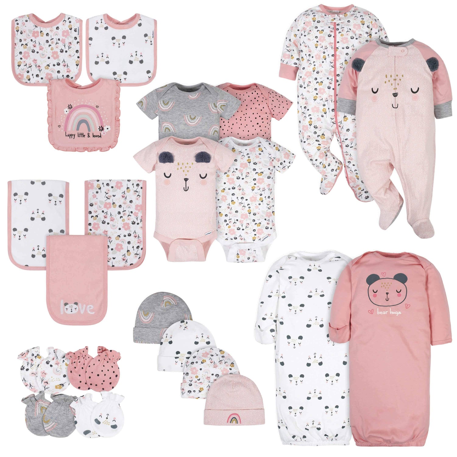 22-Piece Baby Girls Bear Apparel & Accessories Set – Gerber Childrenswear