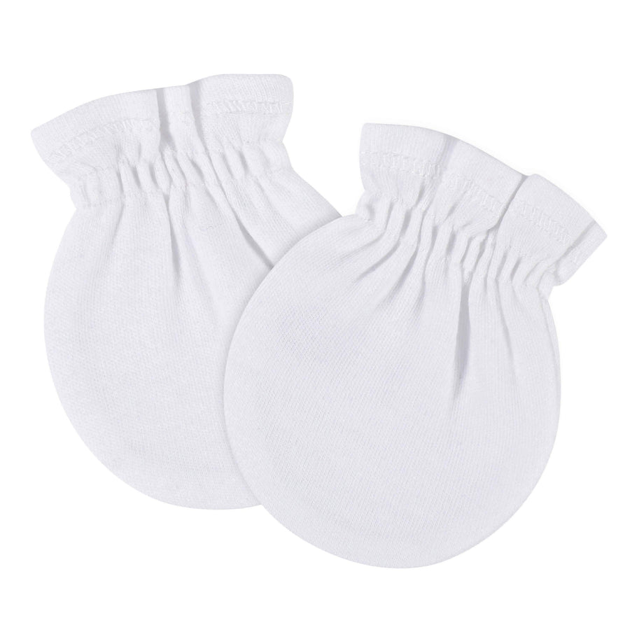 8-Pack Baby Neutral White No Scratch Mittens – Gerber Childrenswear